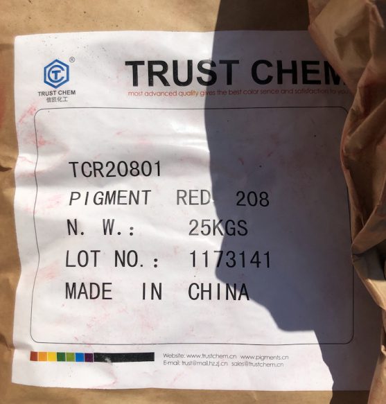 400KG Organic Pigment Red 208 PR208 – aerosnip GmbH & Co. KG